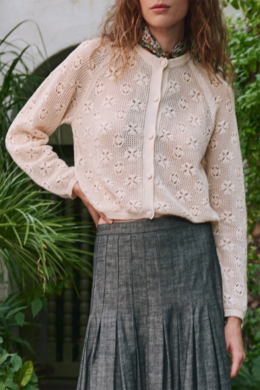 The Crochet Cardigan in Natural – Krista K Boutique